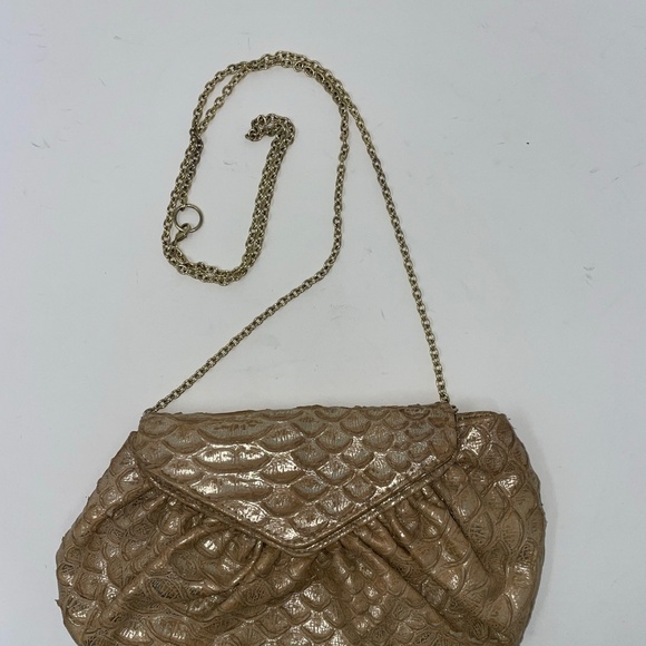 Lauren Merkin | Bags | Lauren Merkin Taupe Brown Snake Skin Leather ...